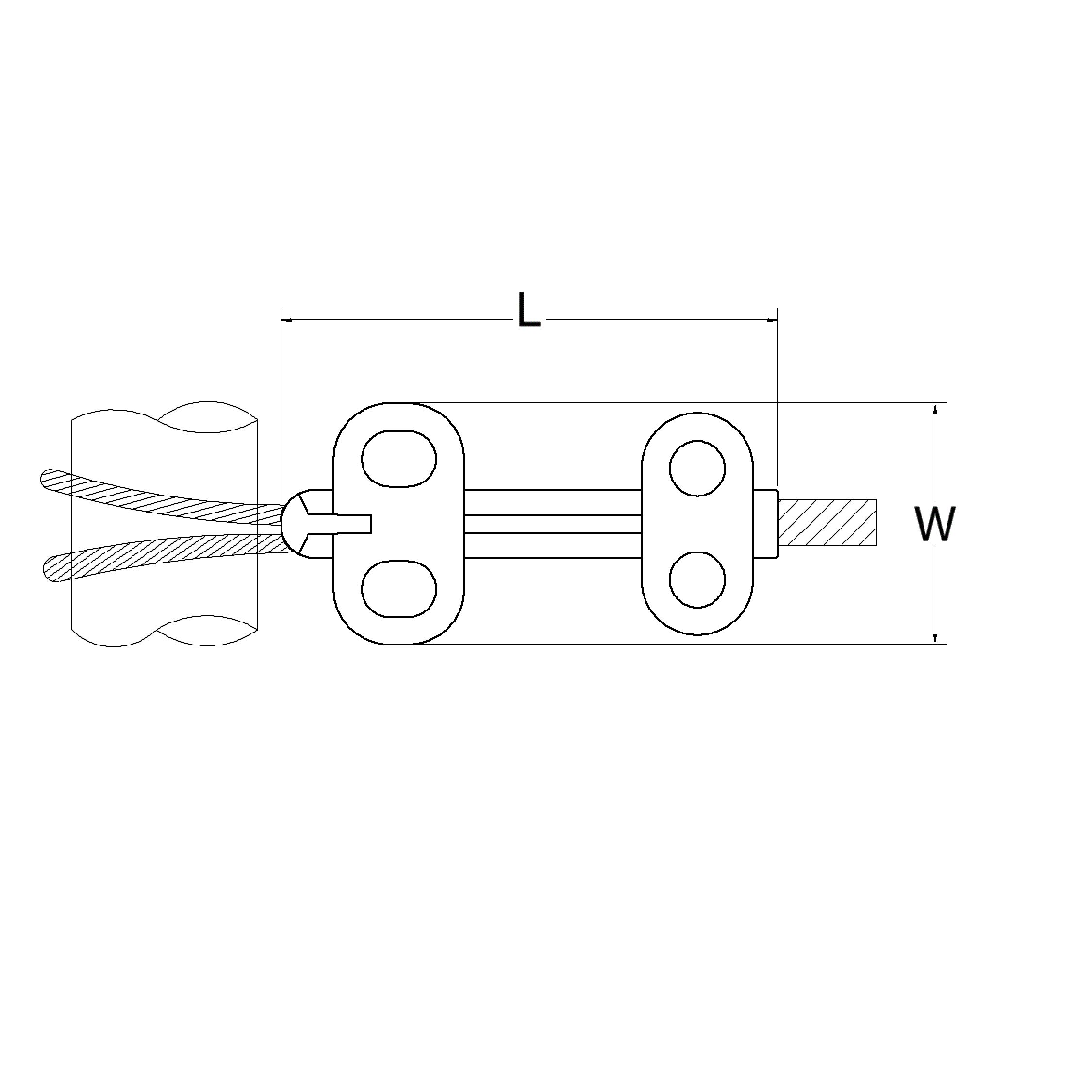 GQ261, Copper Ground Connector | GQ261 | Burndy