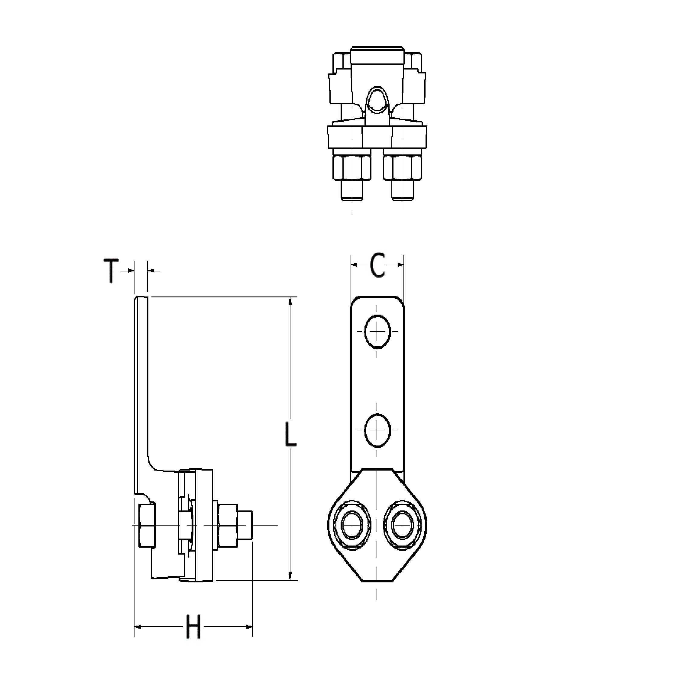 Substation - Aluminum Bolted Terminal | NAR25A2N | Hubbell Canada