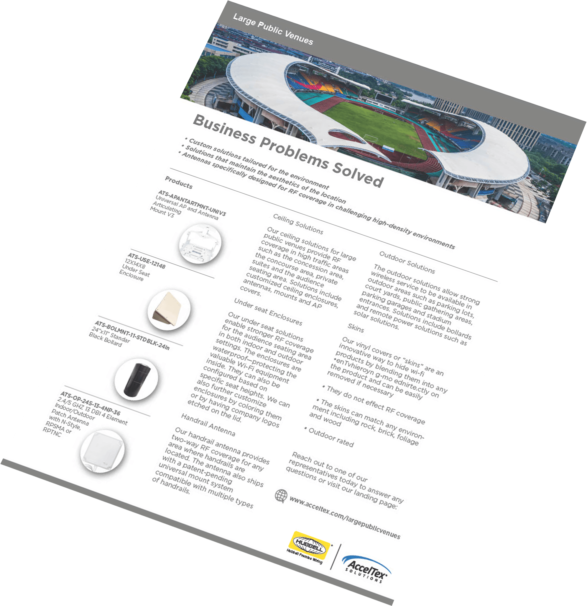 Large Public Venues | AccelTex Solutions