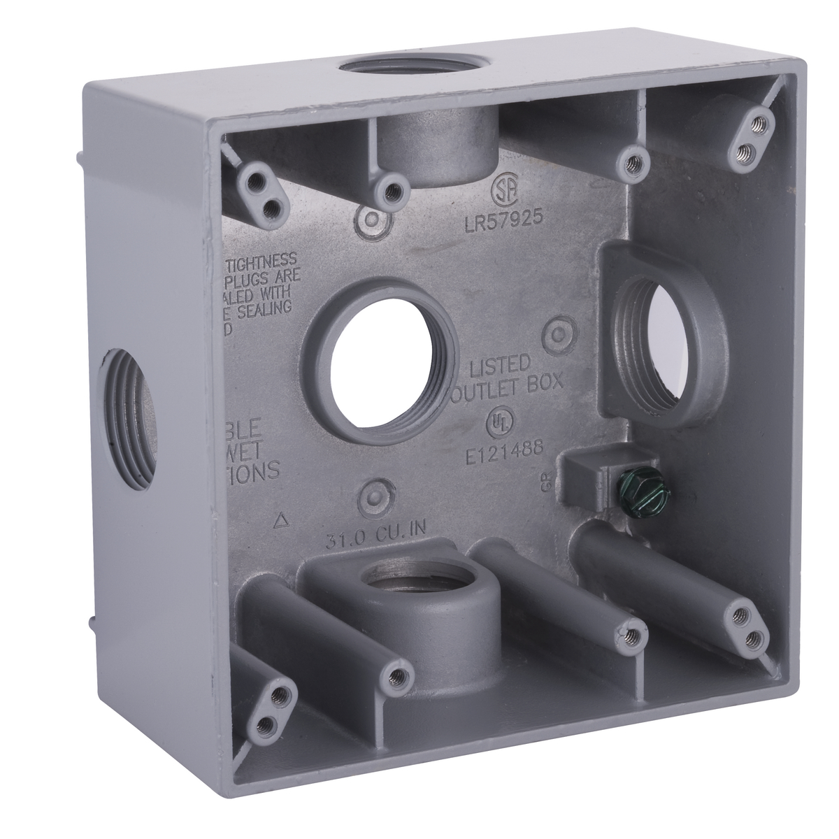 Raco 5342 0 Two Gang Weatherproof Box 5 3 4 Outlets Springfield Raco 5342 0 Two Gang Weatherproof Box 5 3 4 Outlets Springfield