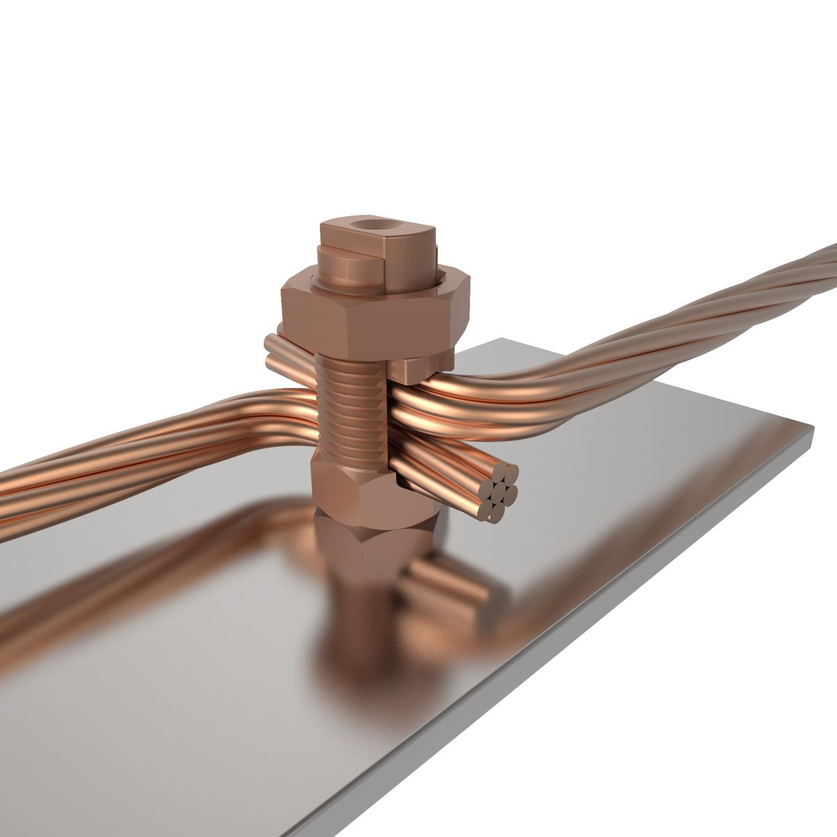 K2C26B1, SERVIT POST Mechanical Connector, 2 Cables to Flat | K2C26B1 ...