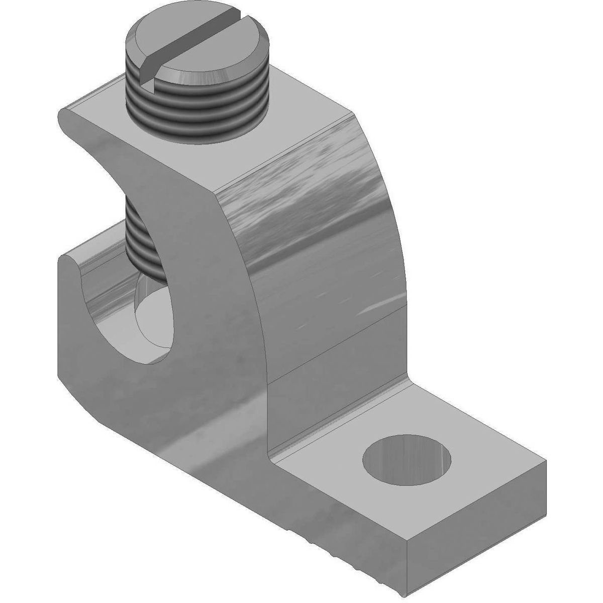 Copper Lay in Lug 4 14 AWG And 0 22 Inch Stud Size CL 50S copper-lay-in-lug-4-14-awg-and-0-22-inch-stud-size-cl-50s