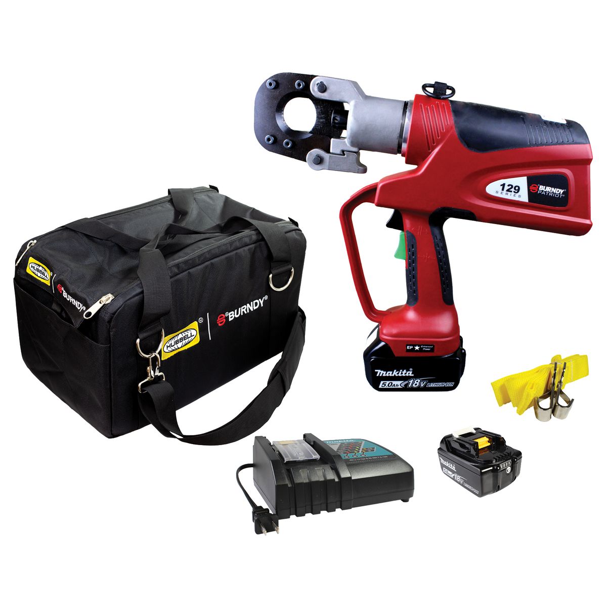 Burndy PATCUT129L5PB Patcut129 Latch Head, Battery Cutter, 5Ah Li-Ion ...