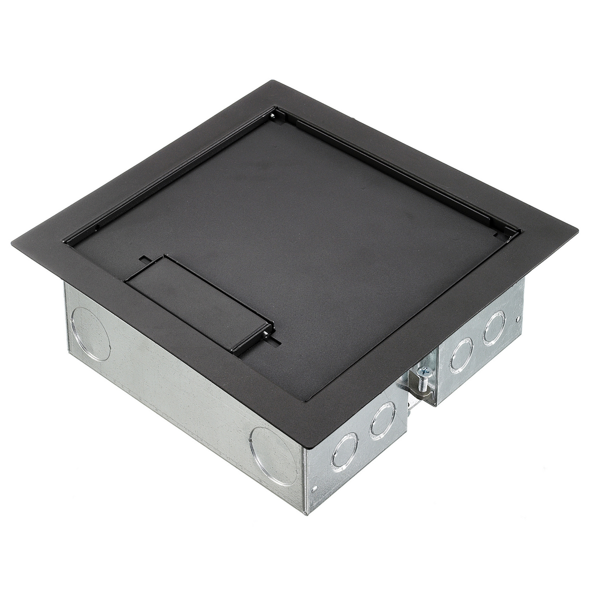 Hubbell AFB301BKACCESS FLOOR BOX & CVR, 4 GANG DEEP BK | Cooper Electric