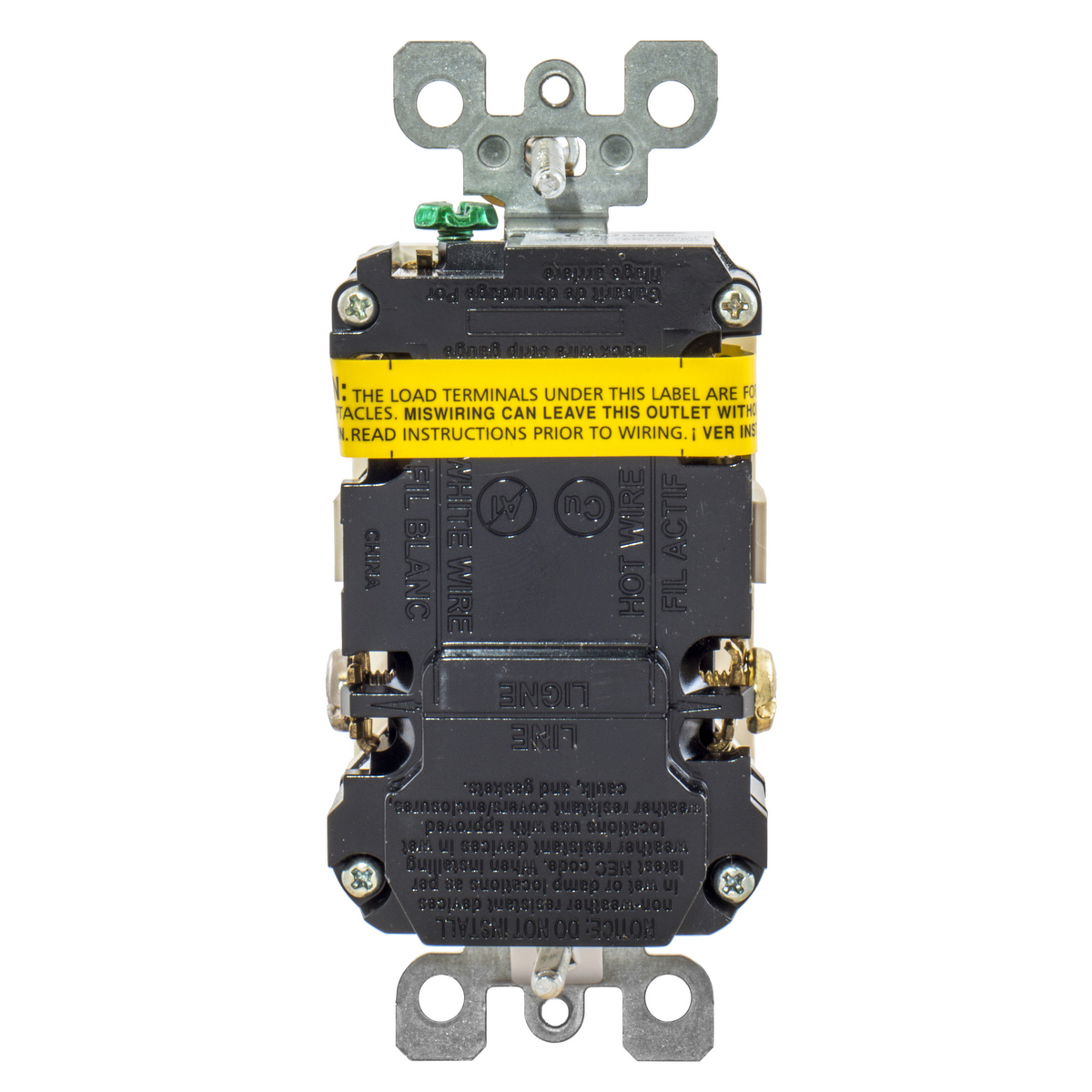 AFGF15TRLA AFCI/GFCI Receptacle Hubbell Wiring Device-Kellems | Fuseco Inc