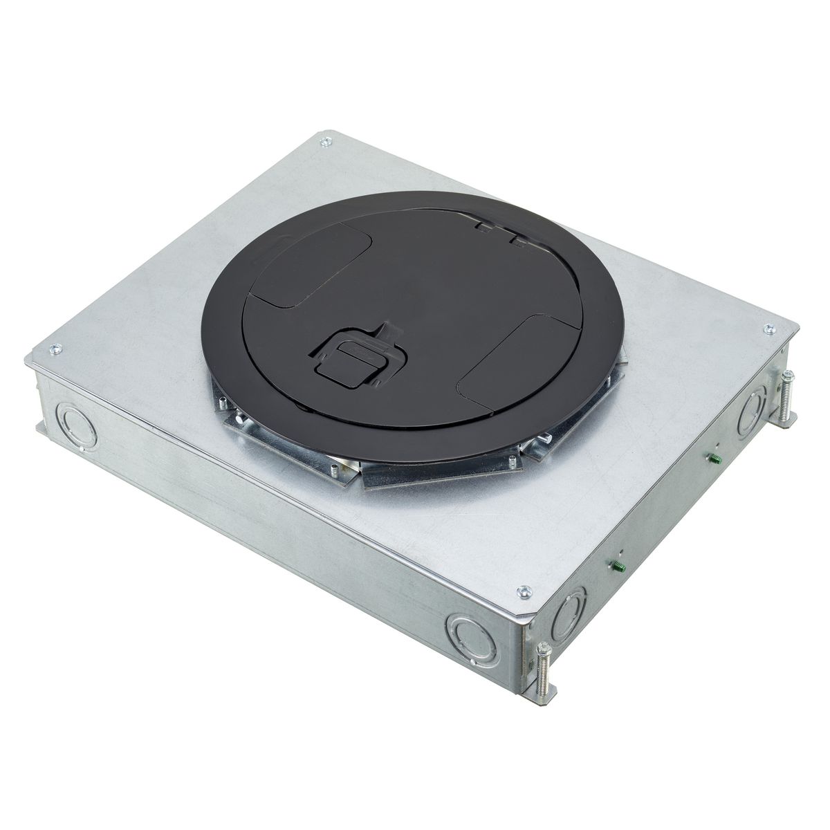 Recessed 4-Gang Concrete Floorbox with Round Cover. | CFB4G25RE ...