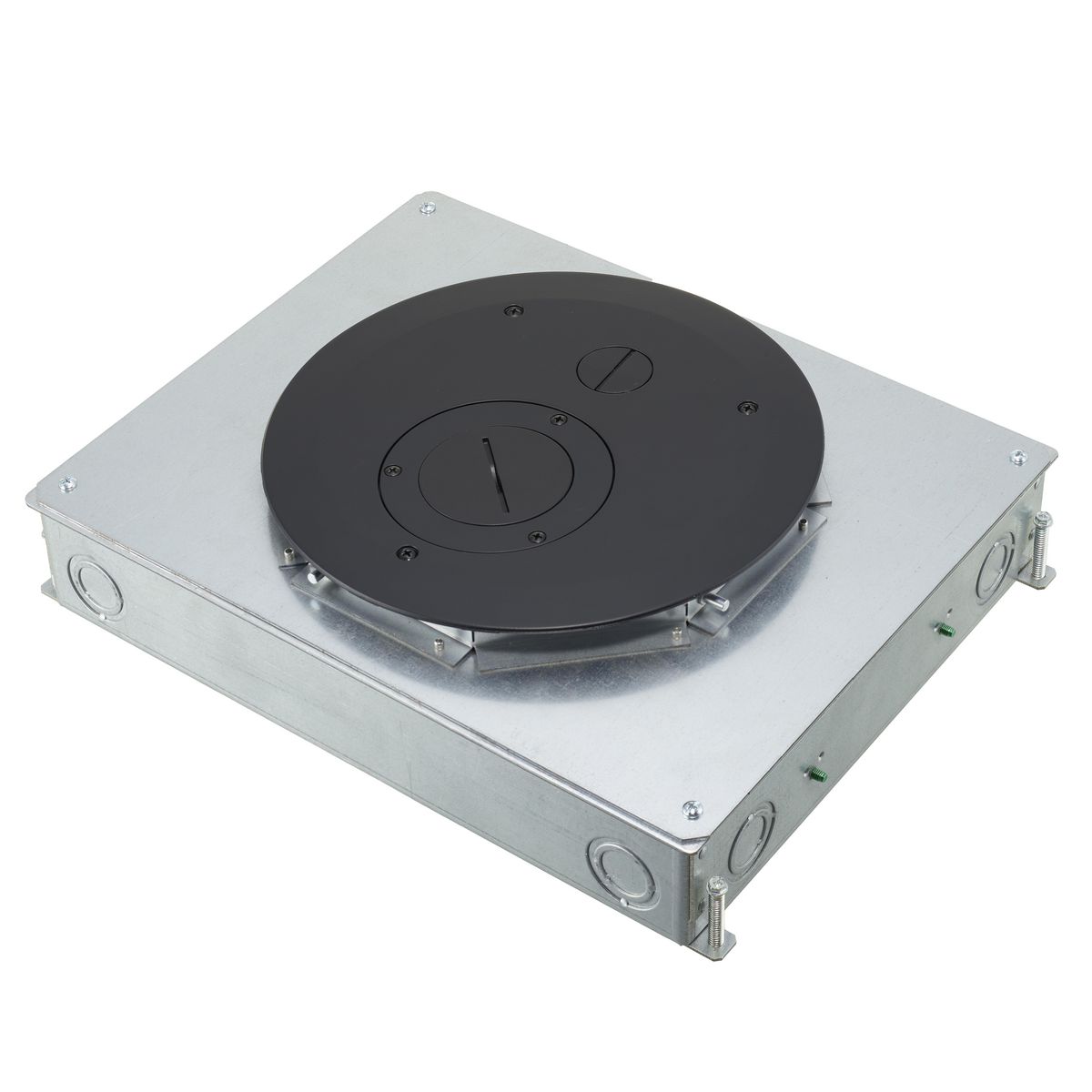 Recessed 4-Gang Concrete Floorbox with Round Cover. | CFB4G25RE ...