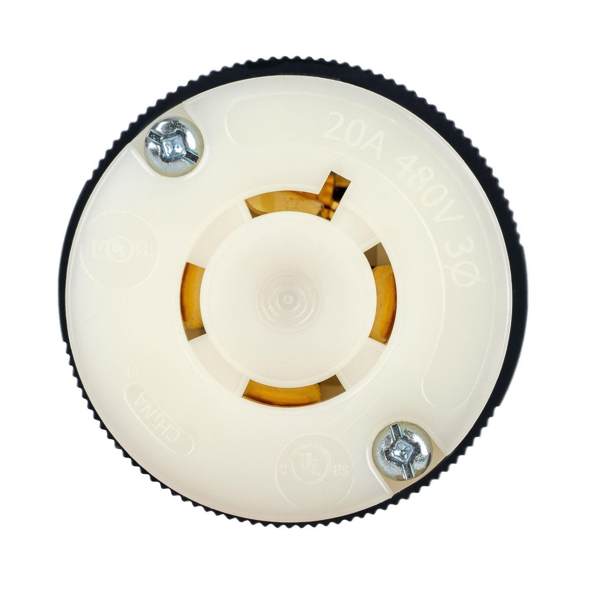 EdgeConnect™ Twist-Lock®, Female Connector Body, 20A 3-Phase Delta 480V ...