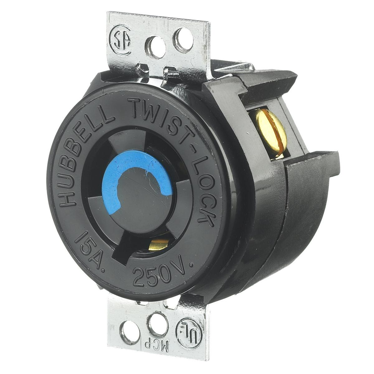 Twist Lock Receptacle NEMA L6-15R Locking Receptacle - 15A 250V ...
