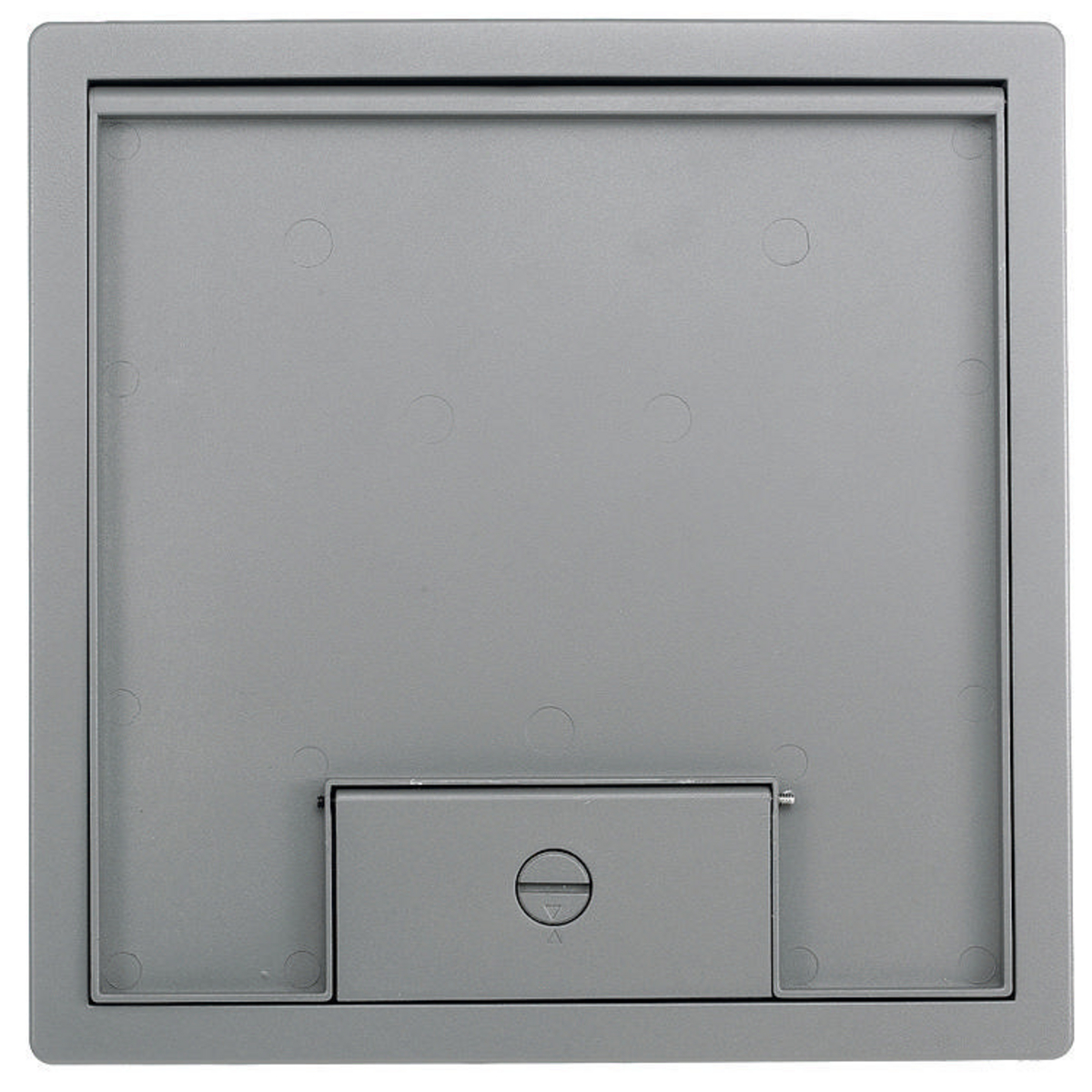 Hubbell HBLTCGNTSW 10.69 x 10.69 Inch Granite Die-Cast Metal Floor Box ...