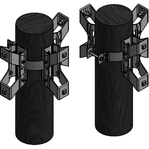 Banded transformer cluster mounts, Mounts 3KVA thru 50 KVA Transformers ...