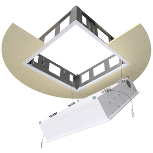 White Recessed 2' x 2' Ceiling Box Hard Ceiling Frame Kit | HRCB22HCFK ...