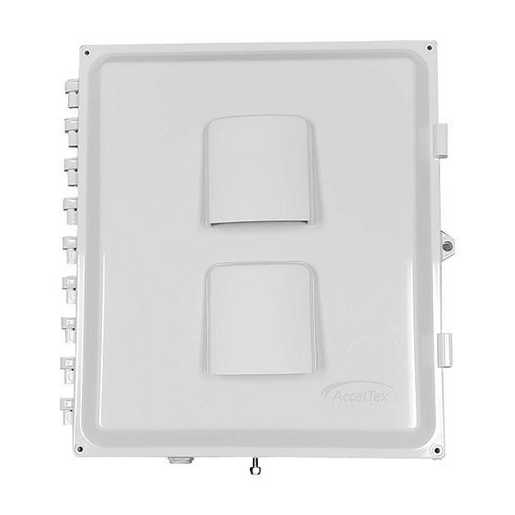 14x12x6 Heated & Cooled PoE Enclosure for 6 Element N-Style External ...