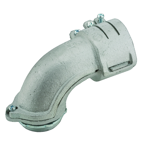2-1/2 in. 90 Degree Flex Squeeze Connector, Uninsulated, for FMC/AC/MC ...