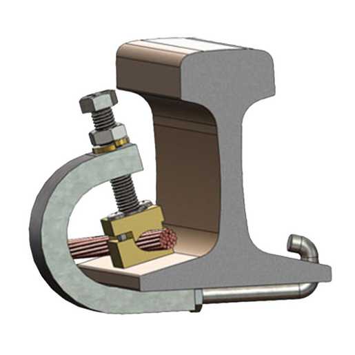 250400, Rail Bonding Connector, 1/0-500 kcmil, Type A | Connector ...