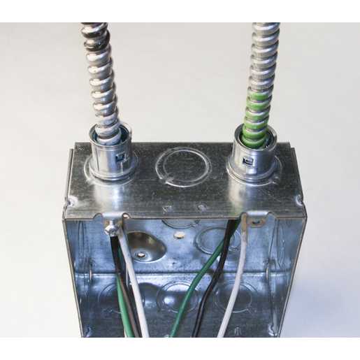 3/8 in. Armored Cable Connector, .402-.610 | 38RAC | Raco