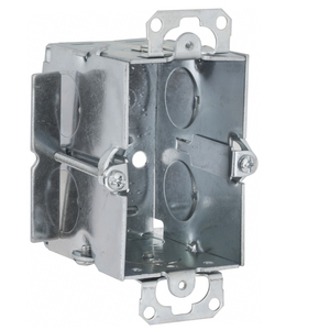 3 in. x 2 in. Switch Box, Gangable, 2-1/2 in. Deep, One 1/2 in. KO ...