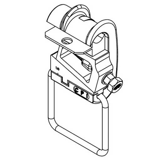 556581, Shear Bolt Stirrup Connector, 450-556.5 ACSR, 1/0 Bail ...