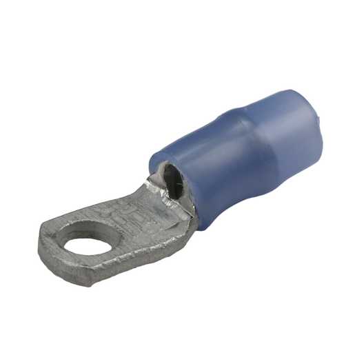 YAEV14L33, Seamless Barrel Nyon Insulated #14 - #16 AWG Ring Terminal ...