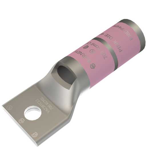 YAZ38TC12, Compression Terminal, 700 kcmil Cu, 1-Hole, 1/2" Stud, Long ...