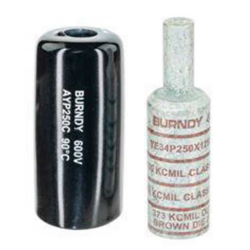 YE34P250X125FX, Copper Compression Pin Adapter, 500 kcmil Cu ...