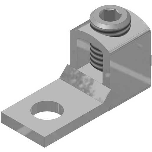 Copper single hole solderless lugs, Wire range : 4-14 AWG | FT-70 ...