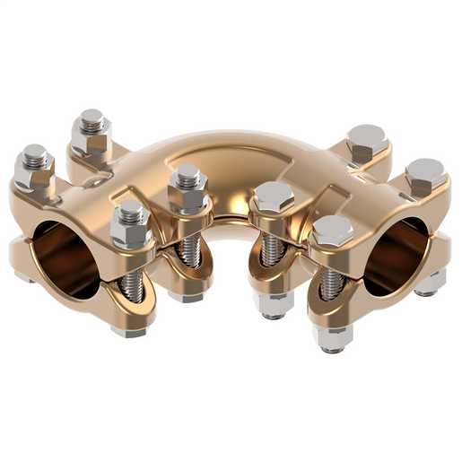 Coupler, Bronze Bolted, Angle 90 deg, Tube to Tube | L902020 | Hubbell ...