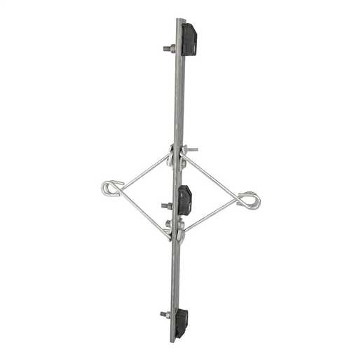 DOUBLE CLAMP, 3 CONDUCTOR MID-SPAN BRACKET | PSC2060695 | Hubbell