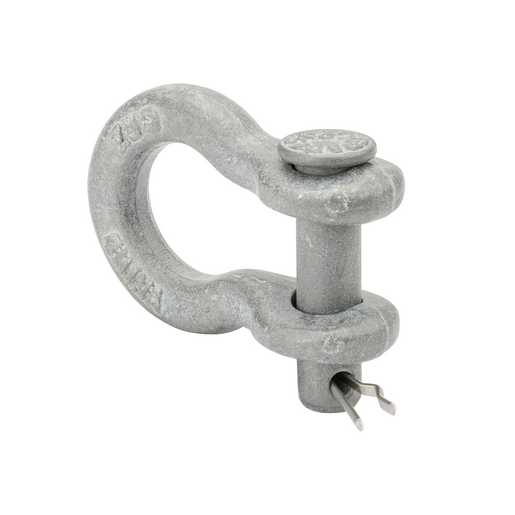 ANCHOR SHACKLE, 1/2in SIZE, 20,000lbs TENSILE RATED with TDG CORROSION ...