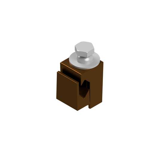 Bronze Vise Connector with Shear Head | EM-2377SH | Hubbell Power Systems