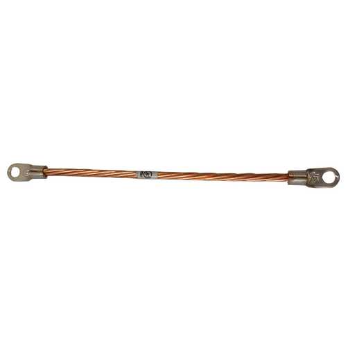 #6 AWG "D" Bond Ground Strap | EM-3406 | Hubbell Power Systems