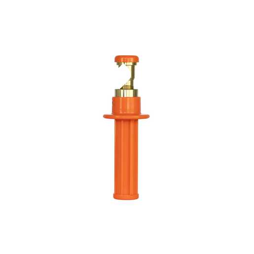 25kV Orange Rubber Glove Jumper Clamp Pair | G4758 | Hubbell
