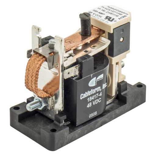 Cableform DC Contactor, SPST, 48V, With Suppression | HCA13211248 | Hubbell