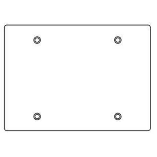 3FB - FS/FD Series Fittings, Device Box Covers, Three Gang, Blank for ...