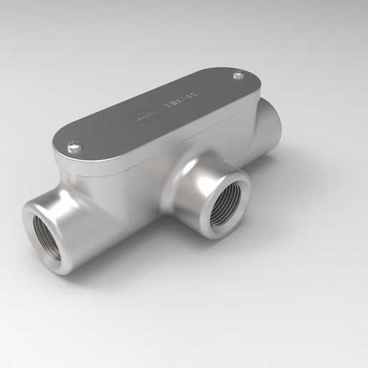 T58SS - 1-1/2" T Hub, 316 Stainless Steel Series Conduit Body | T58SS ...