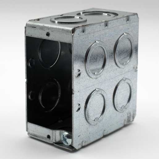 Masonry Box, 3-1/2 In. Deep, 21 Cu. In., 1-Gang Masonry Box, 2 In ...