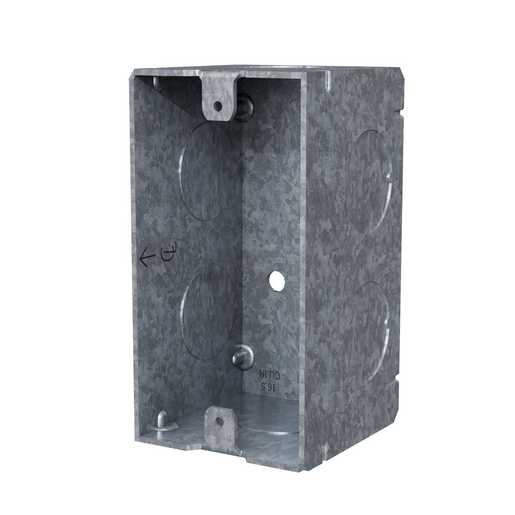 4 in. x 2 in. Handy Box, Welded, 2-1/8 in. Deep, Eight 3/4 in. KO's ... 4 in. x 2 in. Handy Box, Welded, 2-1/8 in. Deep, Eight 3/4 in. KO's ...