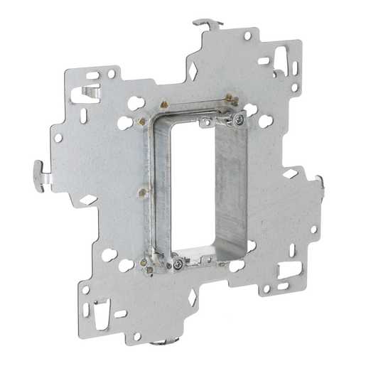 UNIVERSAL STUD MOUNT BRACKET 1 DEVICE WITH ADJUSTABLE MUD RING | USMB1A | Raco