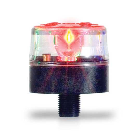 LED Flashing Signal Light 120-240V Red | WLFG25R | Hubbell