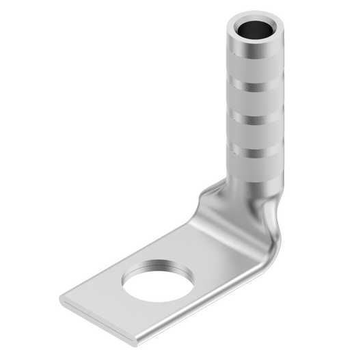 YAZ3CTC1290, Compression Terminal, 3 AWG Cu, 1-Hole, 1/2" Stud, Long ...