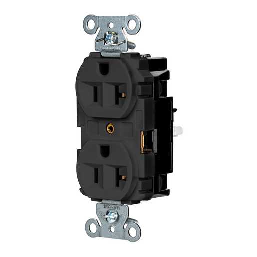 EdgeConnect™, Hubbell-Pro Receptacle, 20A 125V, 5-20R, Screwless ...