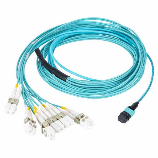 Hydra Fiber Trunk Cable Assembly, 10 Feet | FHPMPLCM4L10FN | Hubbell ...