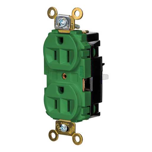 EdgeConnect™, Duplex Receptacle, 15A 125V, 5-15R, Screwless Terminal ...
