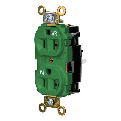 EdgeConnect™, Duplex Receptacle, Industrial Grade, Weather Resistant, 2 ...