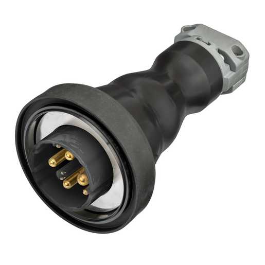 LineSafe™ Breakaway Connector, Male, 4-Wire | HBLBA4M | Hubbell
