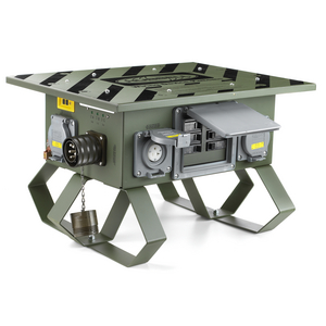 Temporary Power Distribution, Spider Box, 60A 125/250V, 5) 5-20R ...