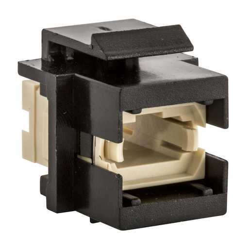 Keystone Snap Fit, Snap-Fit, Flush, MTP-Simplex, Beige, Black Housing ...