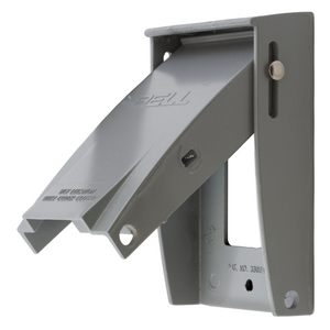 Wallplates and Boxes, Weatherproof Covers, 1-Gang, GFCI Opening, Cast ...