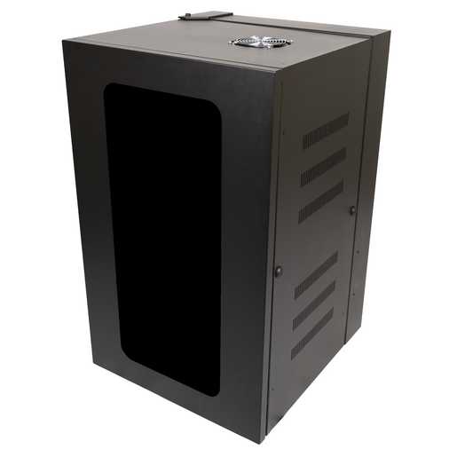 Cabinet Components, QUADCAB 48" H x 32" D, Window Door, Black | HQC4832 ...