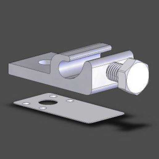 WEEB-LUG-10.3, Lay-in lug with WEEB Washer; Tin Plated Copper Lug, M10 ...